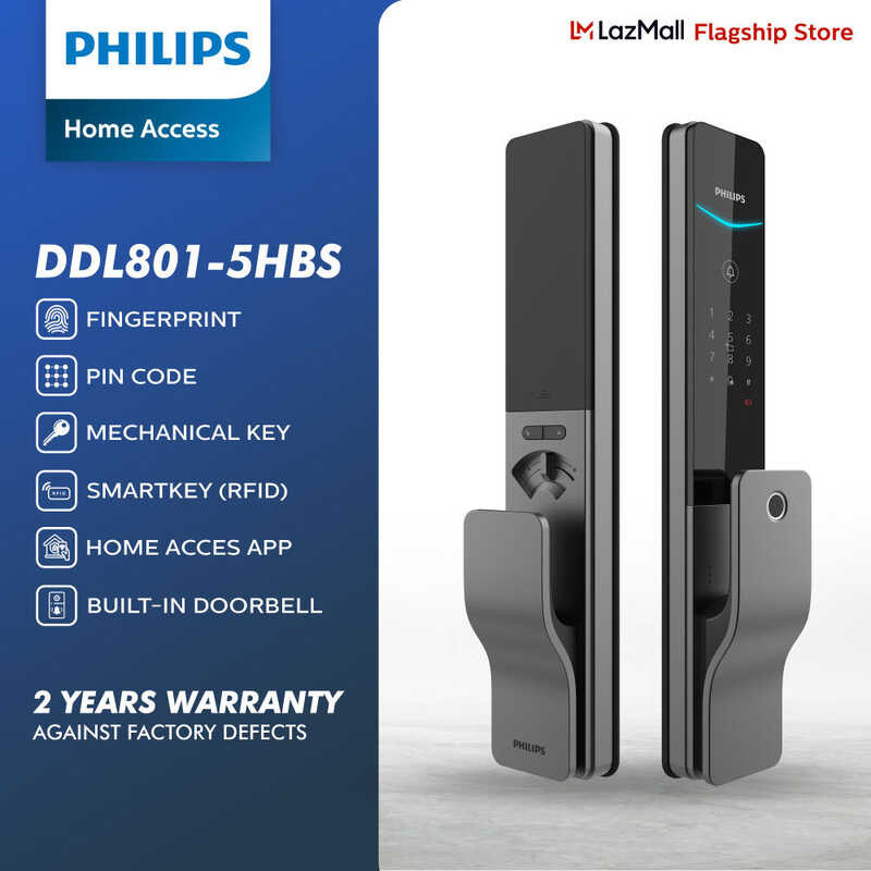PHILIPS Home Access Ddl801-5Hbs - Push Pull Smart Door Lock With If ...