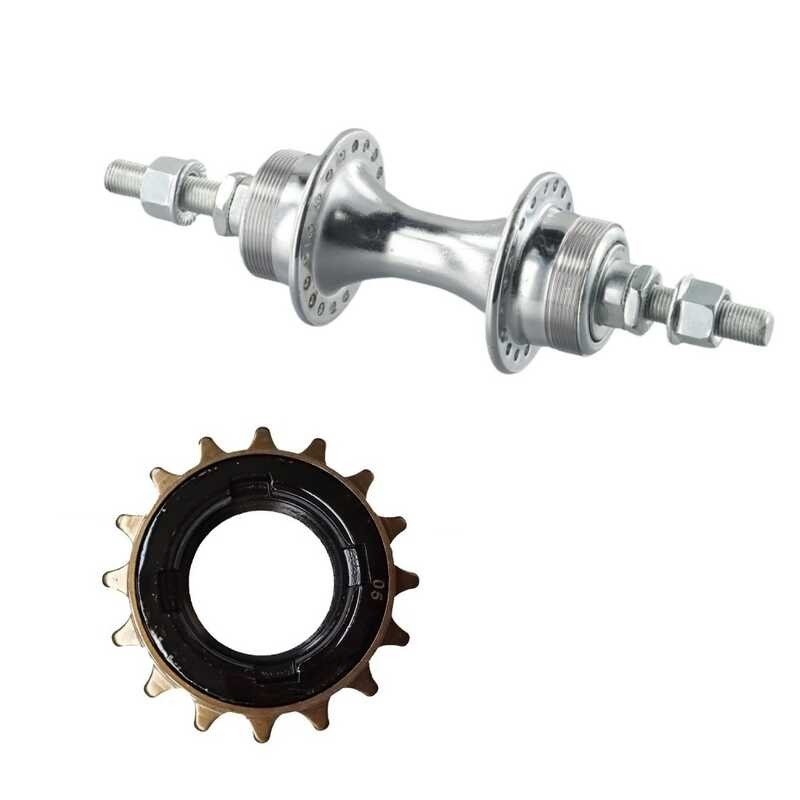 Tt Fixed Bike Rear Hub 36 Hole Disc With 16T Single Speed Flywheel Sier ...