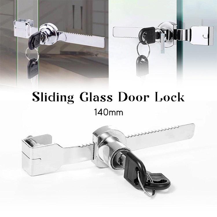 （fastandcod）sliding Glass Door Lock Glass Showcase Lock 328 140mm Display 6952