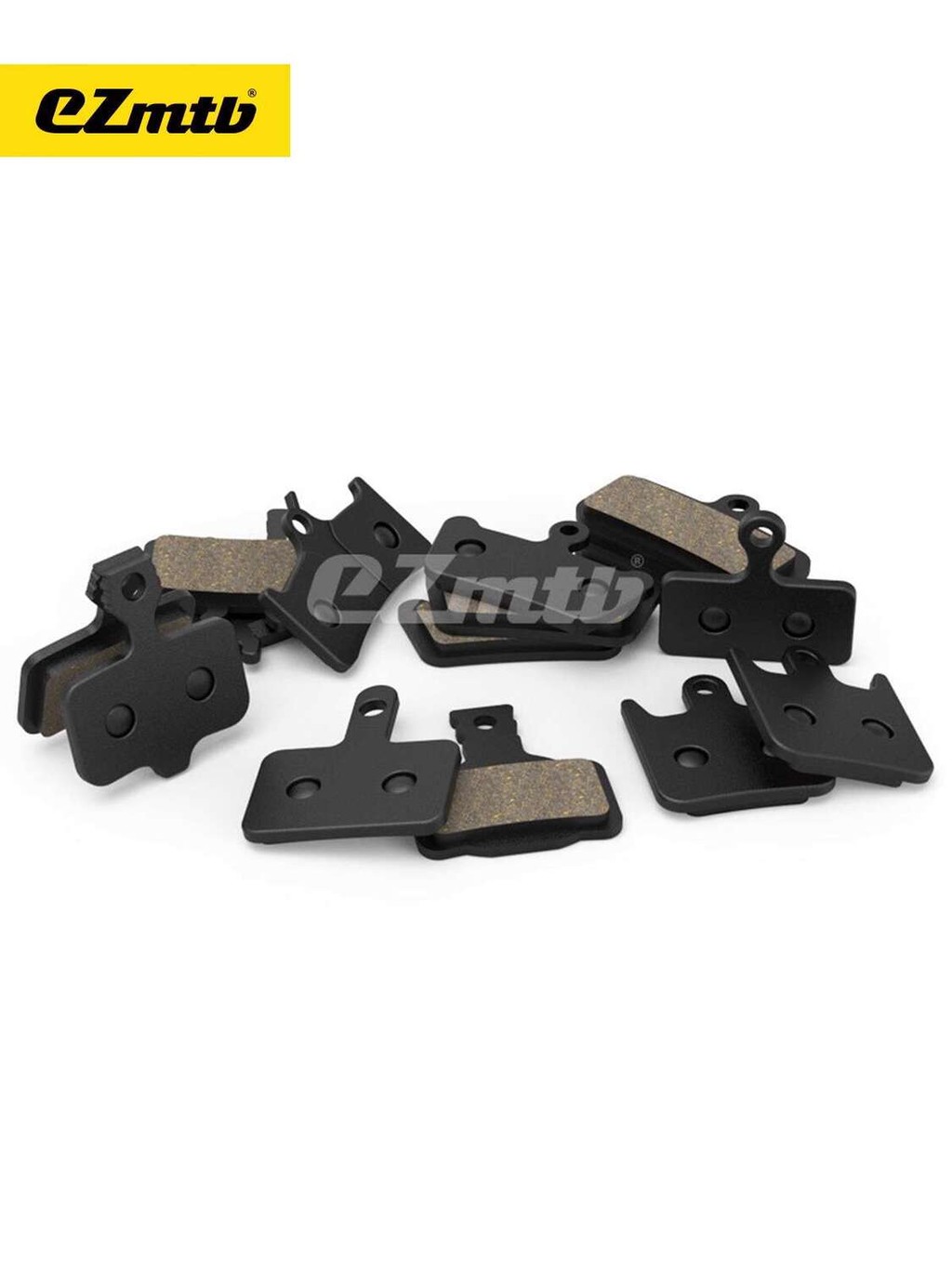 ☑♥ EZmtb Bicycle Road Mountain Bike Brake Pads Disc Brake Pads Resin ...