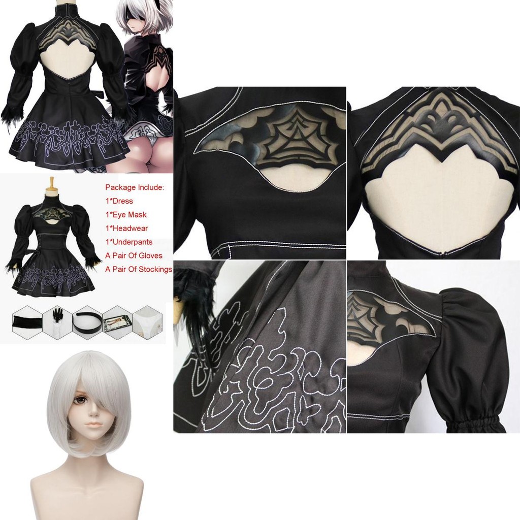 Exquisite Breathable And Nier Automata 2b Yorha Cosplay Costume Full ...