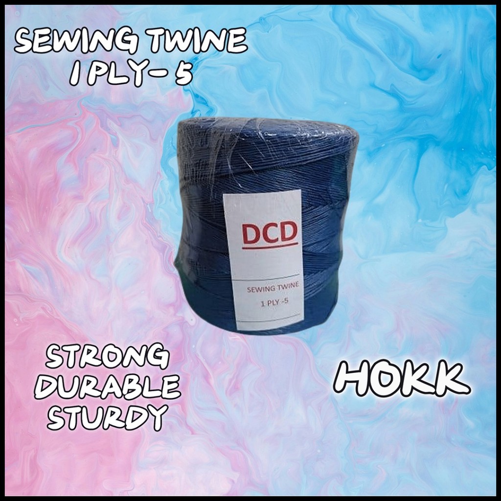 BLUE 1 PLY - 5 SEWING TWINE (1200 Meters) | Shopee Philippines