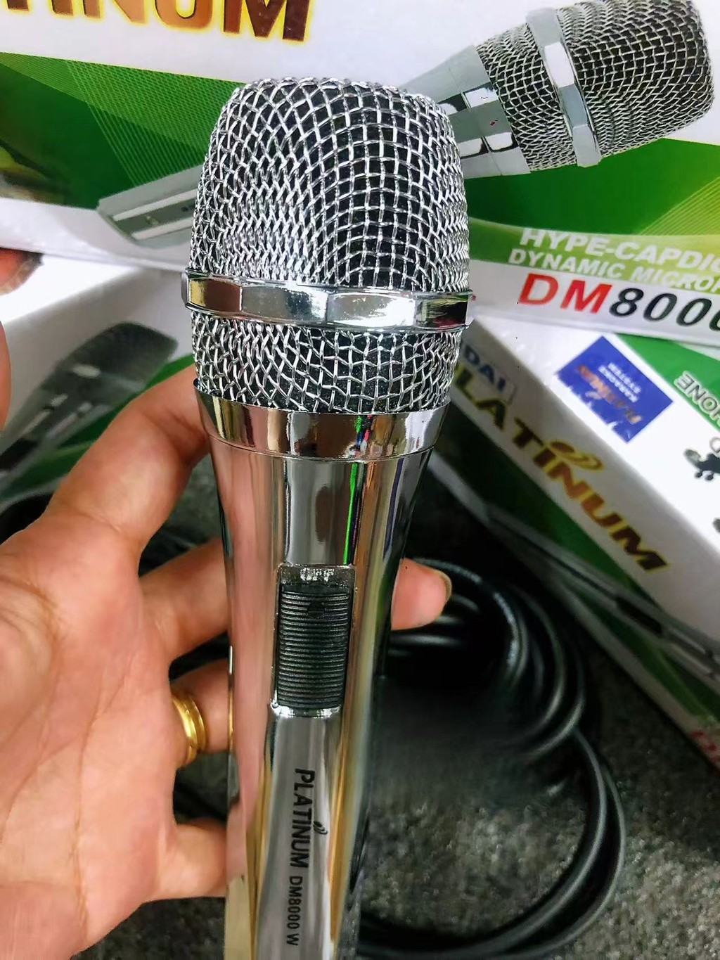 HYUNDAI PLATINUM DM-8000 DYNAMIC MICROPHONE Professional Wired MIC For ...