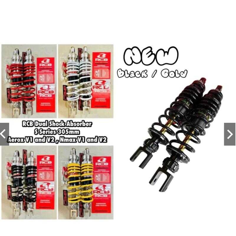 RCB Dual Shock Absorber S Series 305Mm Aerox And , V2 / Pwede Sa NMAX ...