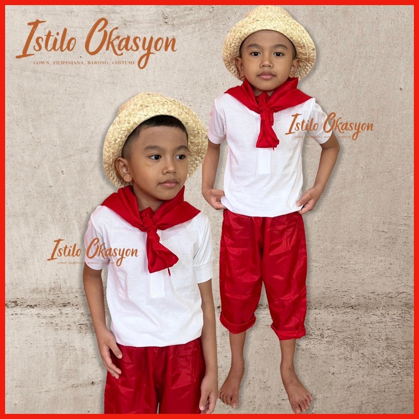 KATIPUNERO - /Andres Bonifacio/Magsasaka Costume SET with FREE HAT ...