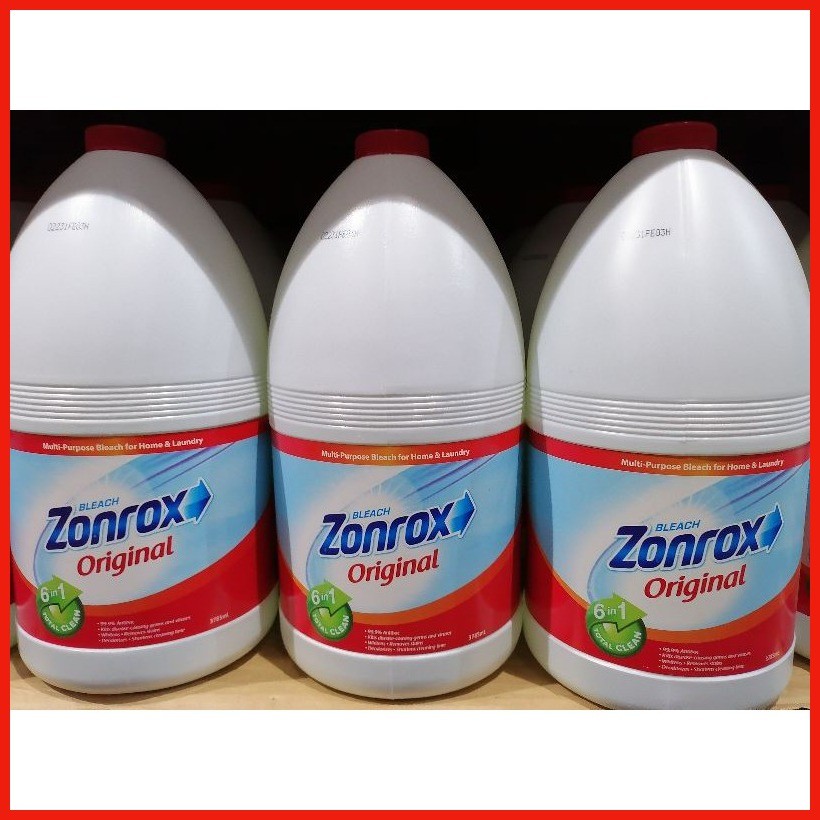 Zonrox Bleach Original 1 Gallon | Shopee Philippines