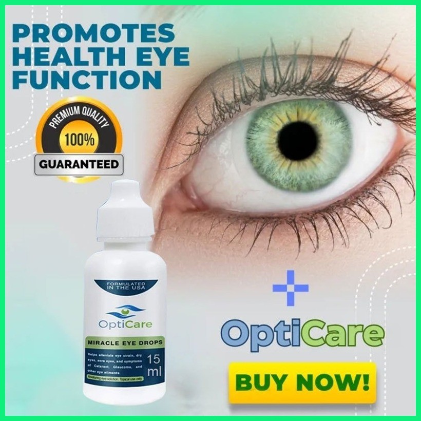 Opticare Miracle Eye Drops and Lutein 15ml/30ml (without box) Original ...