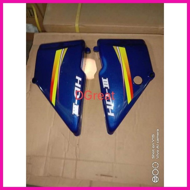 Kawasaki HD3 side cover blue (covers) | Shopee Philippines