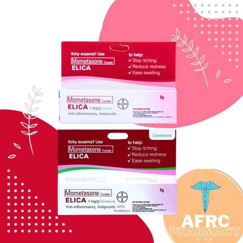 Elica Mometasone Furoate 1Mg / G Cream And Ointment 5G 2026 EXPIRY ...