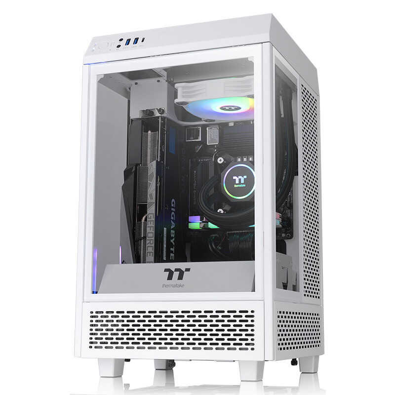 Tt Tower 100 Mini Small Chassis Water-Cooled Computer Host Supports ITX ...