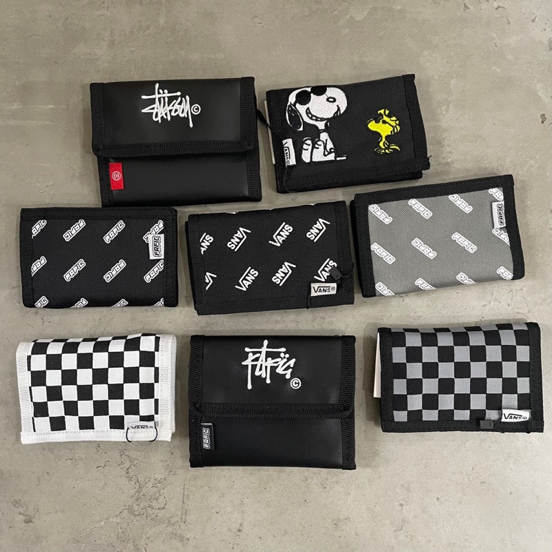Vans Wallet Black and white checkered mini vans wallet for men and ...