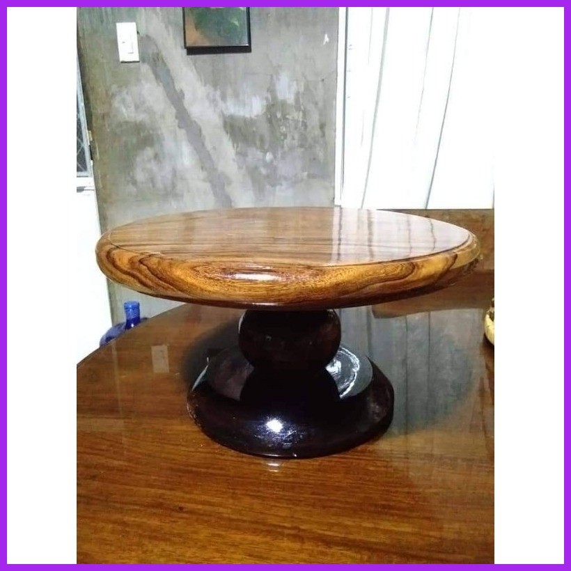 wooden cake hardwood 12 inches round | Shopee Philippines