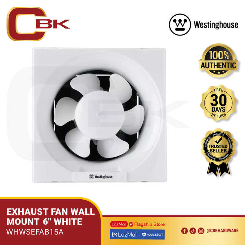 Westinghouse Wsefab15a Exhaust Fan 6 Inches - White 5Dd | Shopee ...
