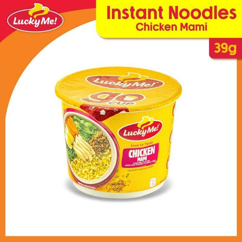 Lucky Me Go Cup Mini Instant Noodle Soup Pinoy Chicken 40G C12 | Shopee ...