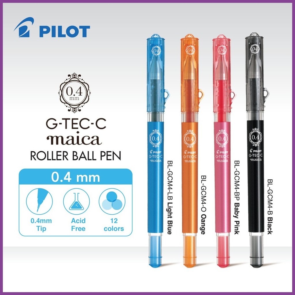 Pilot G-Tec-C Maica 0.4 sign pen | Shopee Philippines