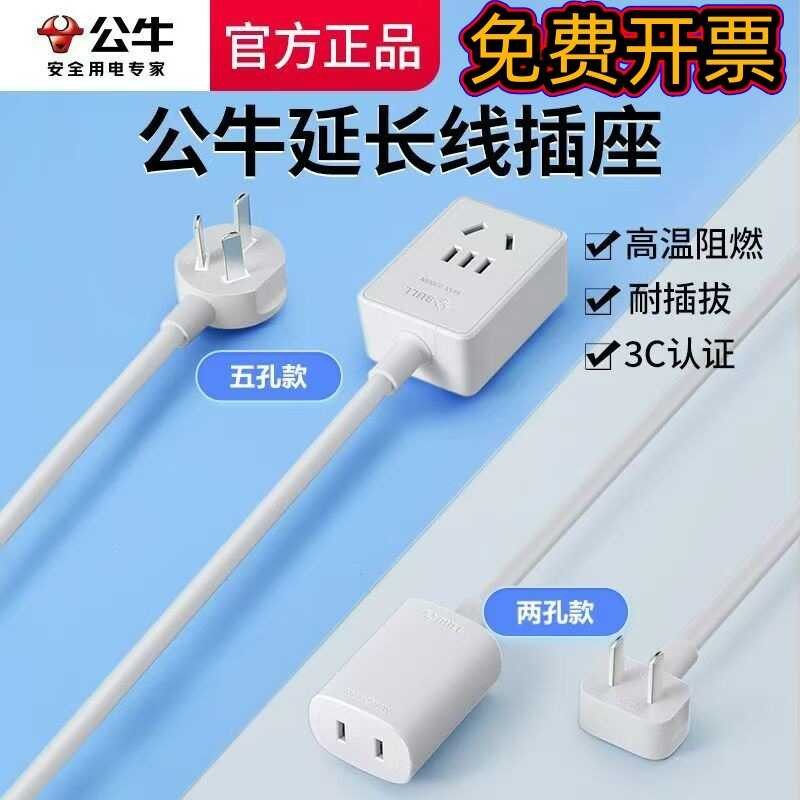 Bull Extension Cord With Two And Three Prong Plugs For Home Use ...