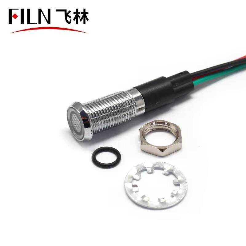 FILN Mini 8Mm 110V Slide Indicator Emitting Diode Color, Red Blue Flat ...