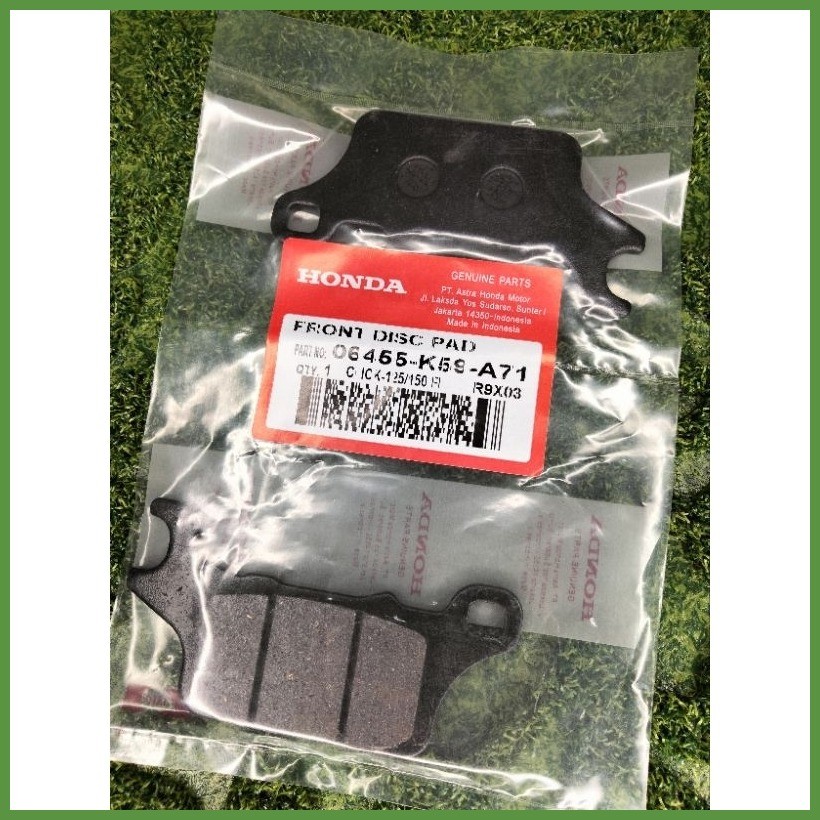 Brake Pad (Front) For HONDA Click 125 v2/150 v1,v2 | Shopee Philippines