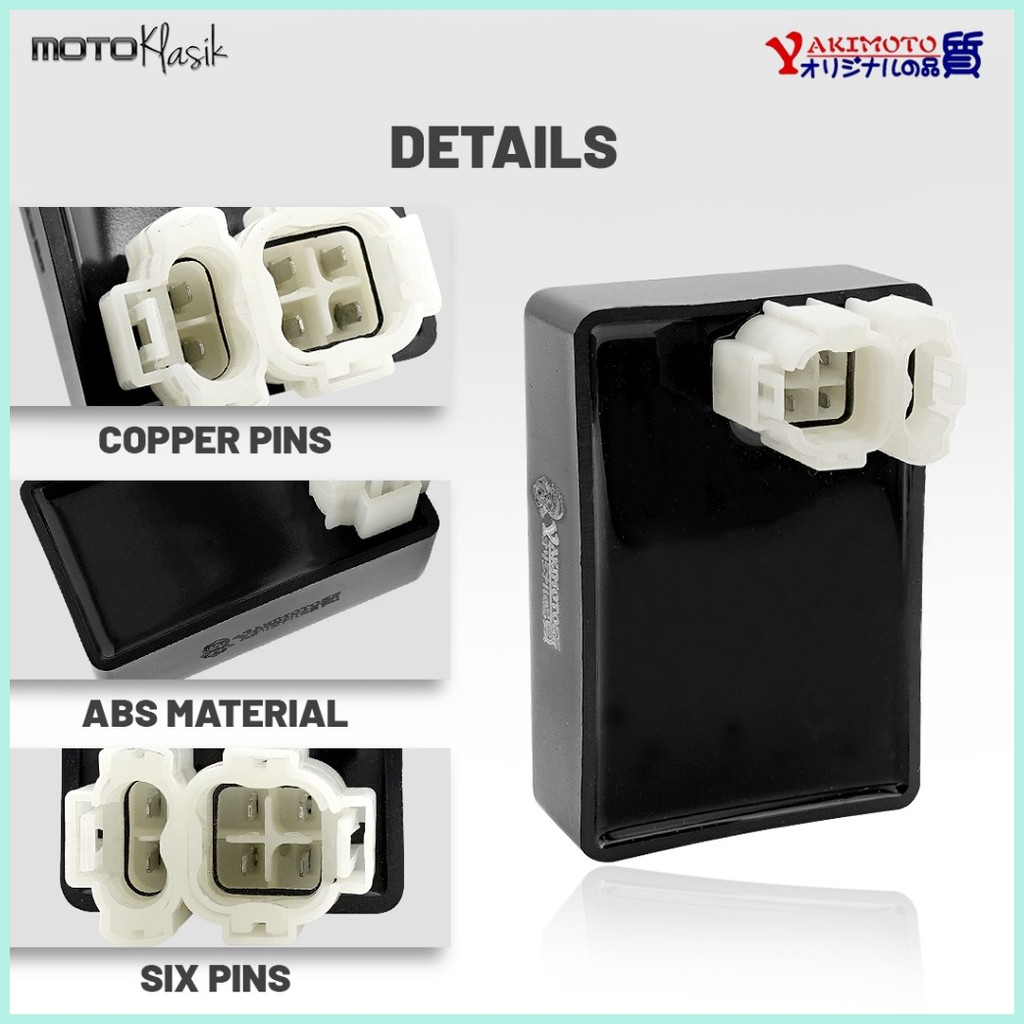 YAKIMOTO CDI FOR HONDA CB110 6 PINS STOCK SIZE CAPACITOR DISCHARGE ...