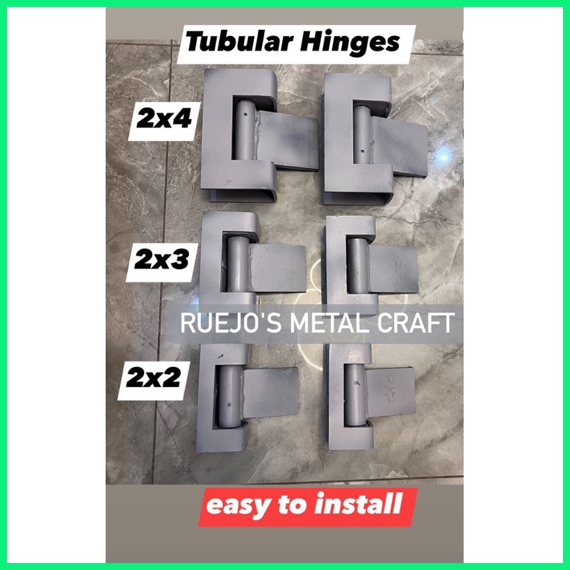 Heavy Duty Tubular hinges / Bisagra ng Gate 2x2 2x3 2x4 | Shopee ...