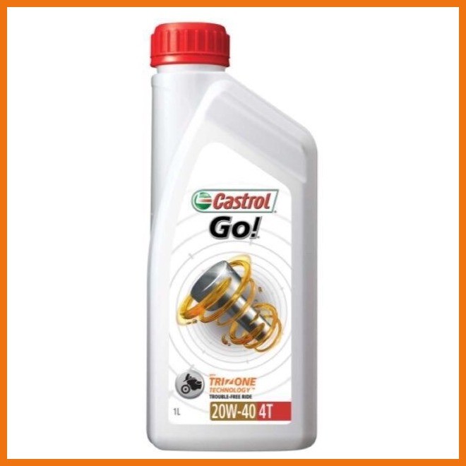 Castrol GO ACTIV Oil Motorcycle Genuine Oil 4T SL 20W40 MA Fully ...
