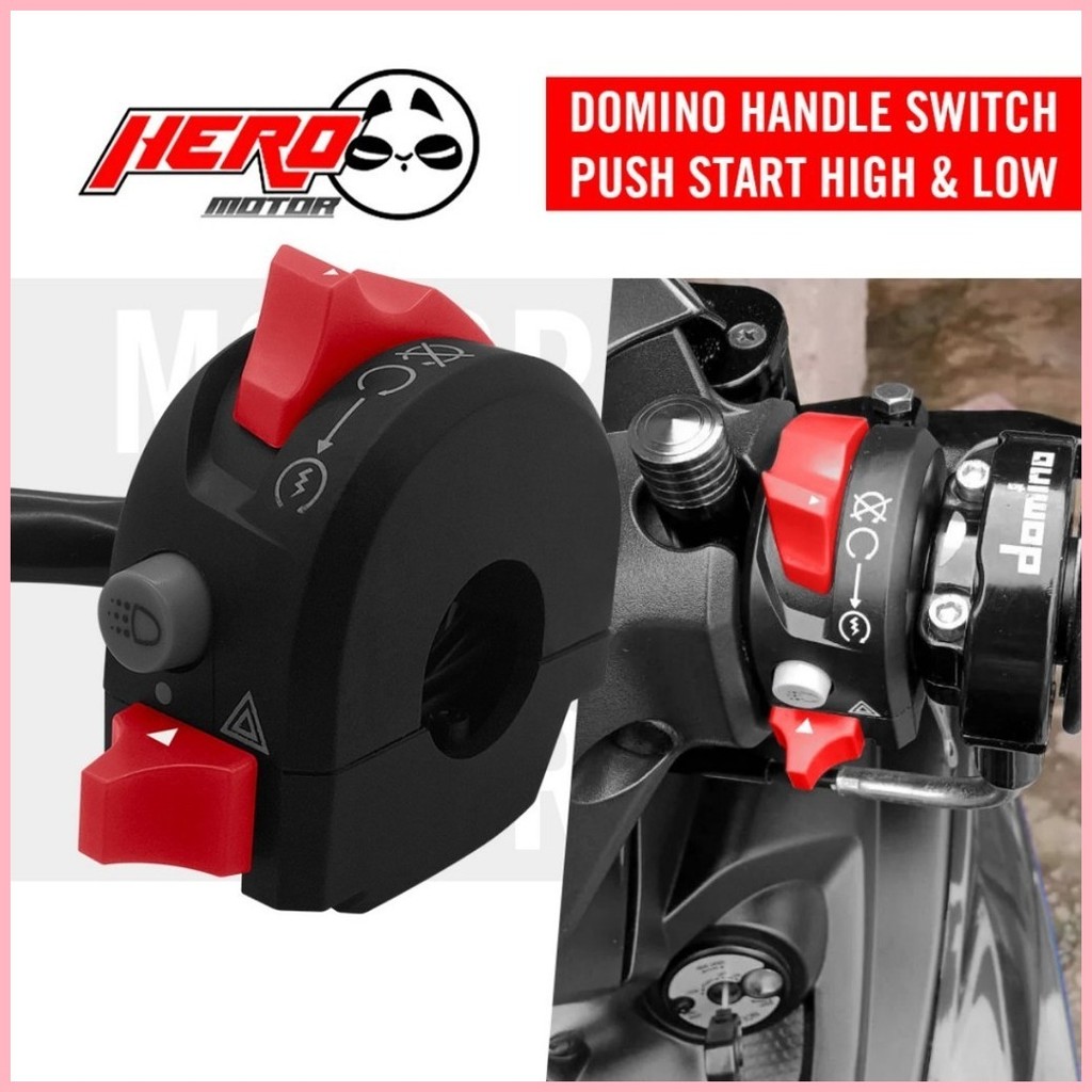 Domino Handle Switch Push Start High & Low with Hazard Made in Thailand ...