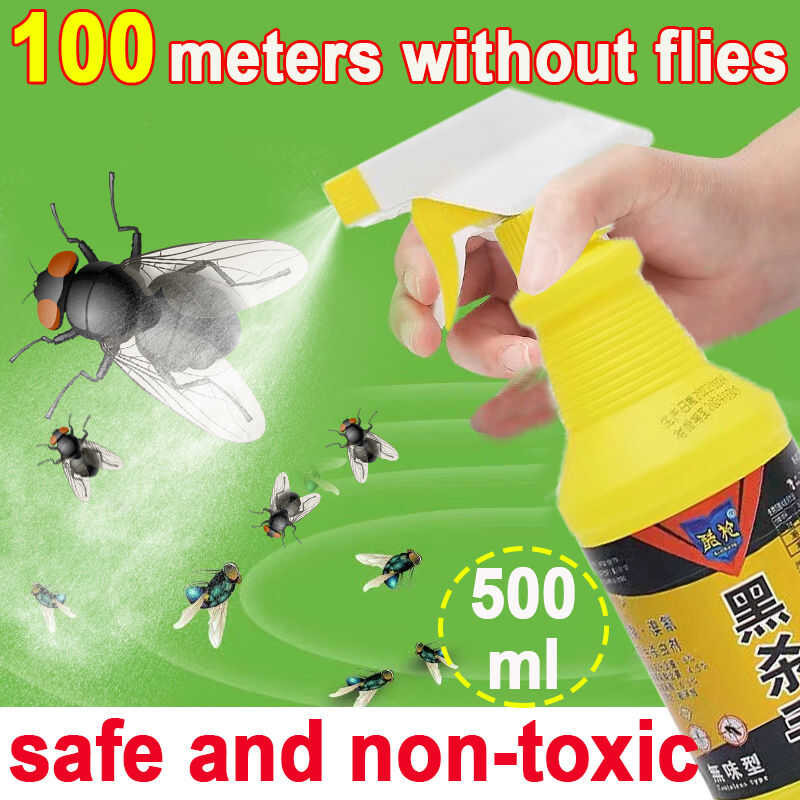 Fly Killer 500Ml Household Quick Kill Insecticide Spray Suitable Mother ...