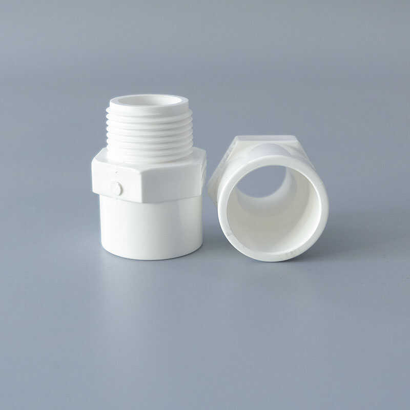 PVC Water Pipe Male Thread Coupling 20 25 PVC Water Pipe Male Thread ...