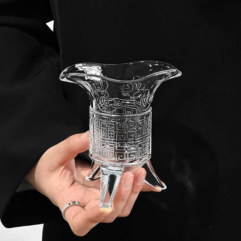 Ins Quirky Antique Qin Shi Huang Tea Cup Cup Jue Cup Ancient Emperor ...