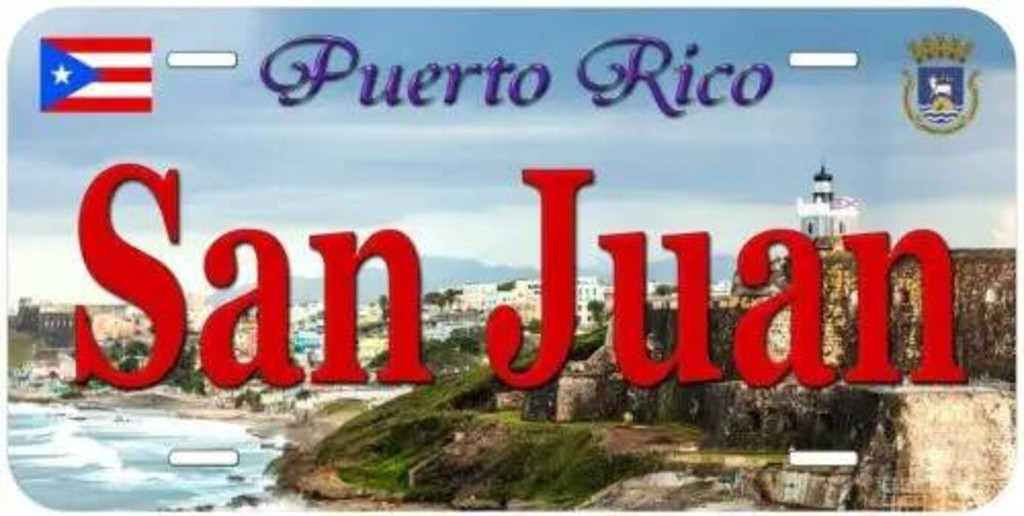 San Juan PR03 Puerto Rico Novelty Car License Plate Aluminum | Shopee ...