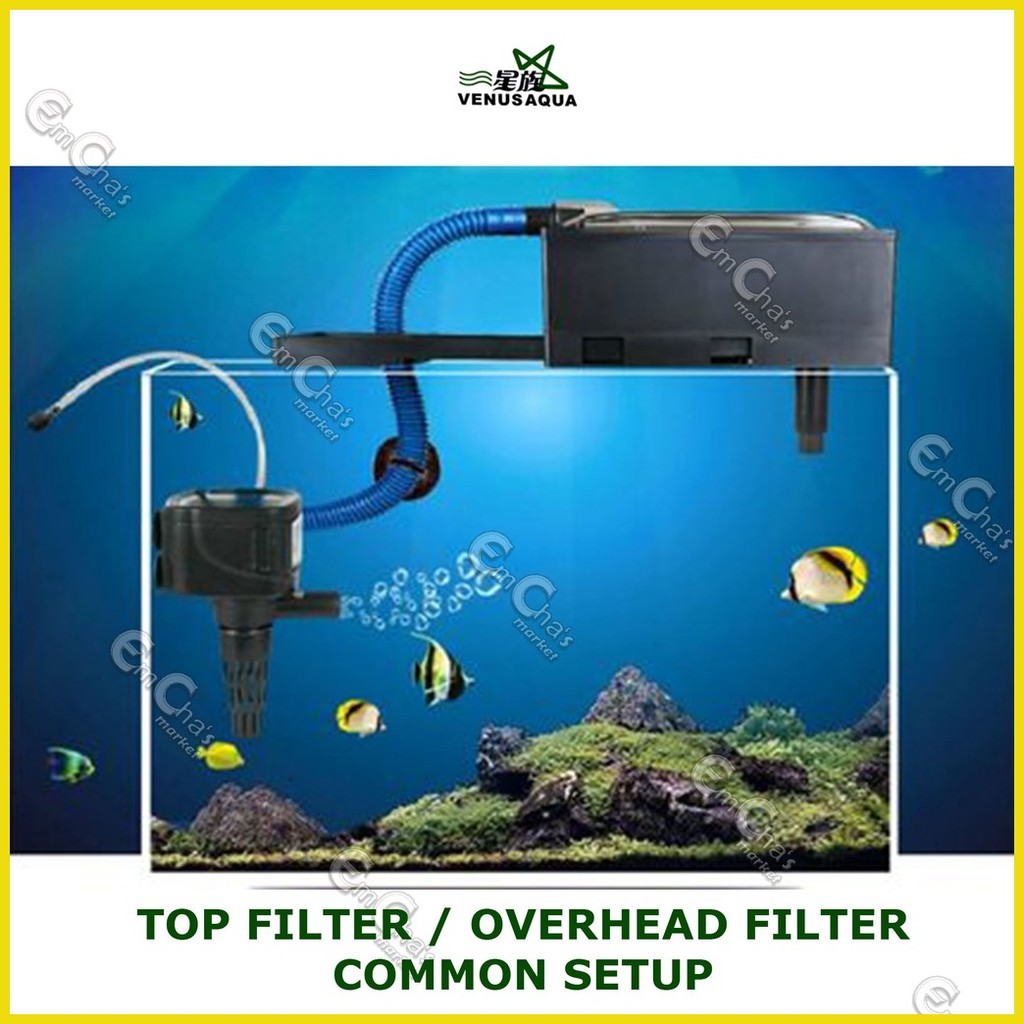 VENUS AQUA Aquarium Top Filter 600t 5 In 1 (8 Watts) For 20-25 Gallons ...