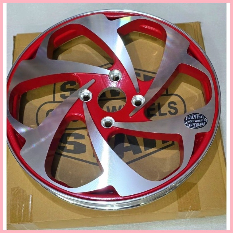 Motorcycle Sidewheel Mags Rim 17 Silverstar | Shopee Philippines