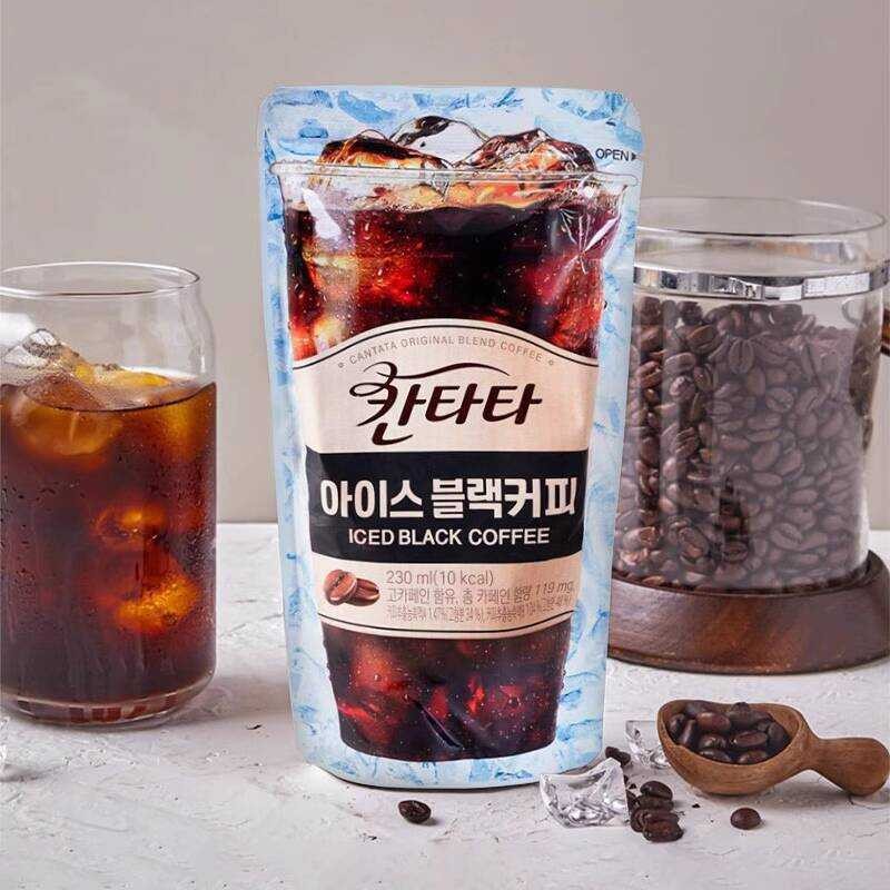 【COD】Authentic Korean Lotte Kangta American Hazelnut Latte Black Coffee ...