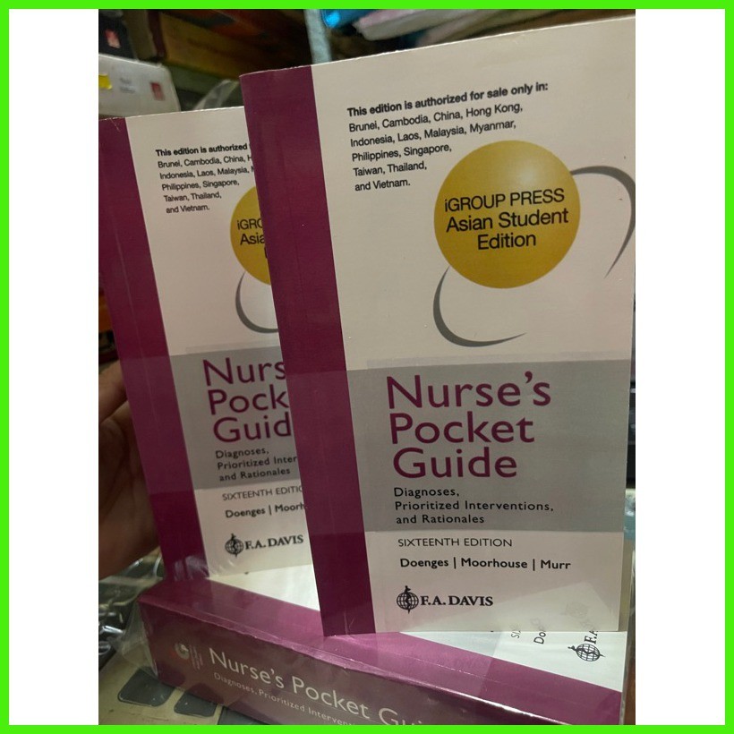 Nurses pocket guide NANDA 16th & 15th edition | Shopee Philippines