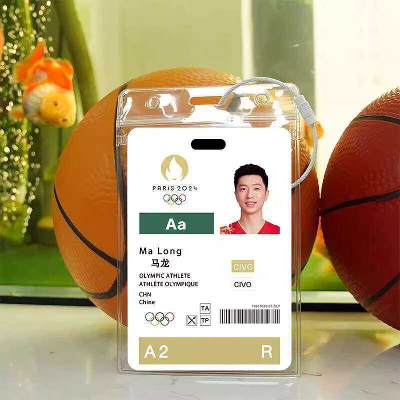 Entry Pass Ping Pong Card Wang Chuqin Sun Yingsha Ma Long Paris ...