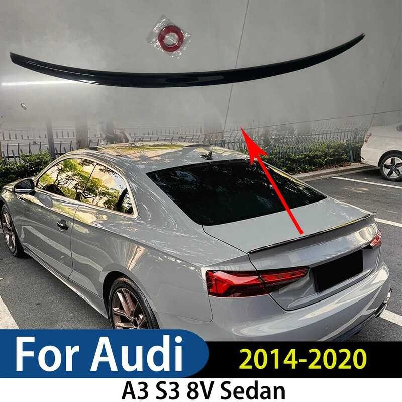 Audi For A3 S3 8V Sedan 2014-2020 S Car Tail Wing Fixed Wind Rear Roof ...