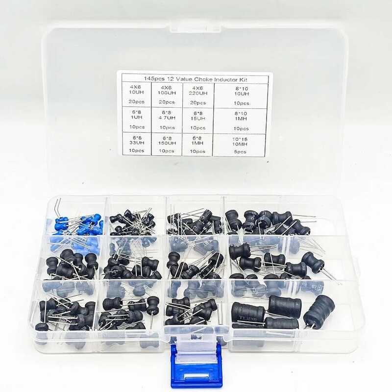 W 145Pcs/Sets 8*10Mm Inductance Power Inductor Kit 4.7Uh 10Uh 22Uh 33Uh ...