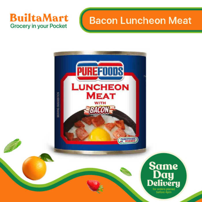 Purefoods Bacon Luncheon Meat (240G) D70 | Shopee Philippines