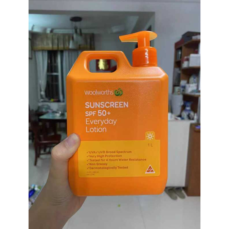 Australian Woolworths Sunscreen for Full Body Face, Family Pack ...