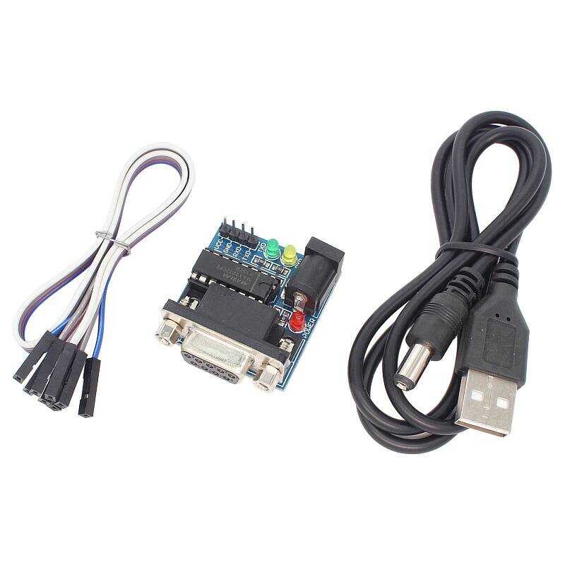 RS232 Small Board MAX3232 Serial Port 232 to TTL Communication Module 3 ...