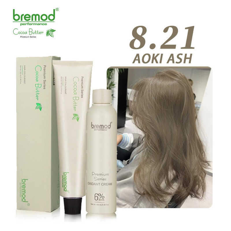 Bremod Premium Color Aoki Ash Ml With Oxidizer Cream G Hair Dye BUNDLE ...