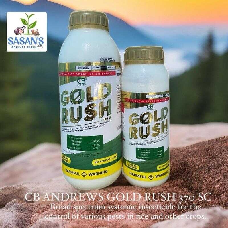 Aba GOLD RUSH INSECTICIDE 370 SC (Cb Andrews) | Shopee Philippines