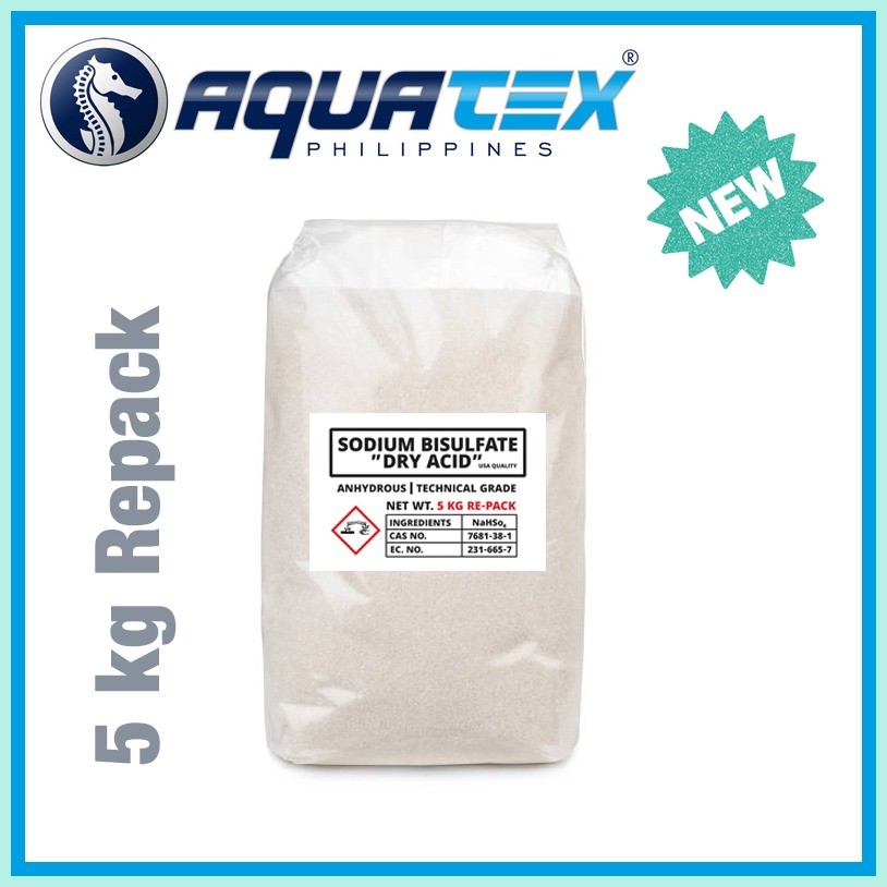 AQUATEX Pool Dry Acid pH and Alkalinity Reducer for Swimming Pools 5kg ...