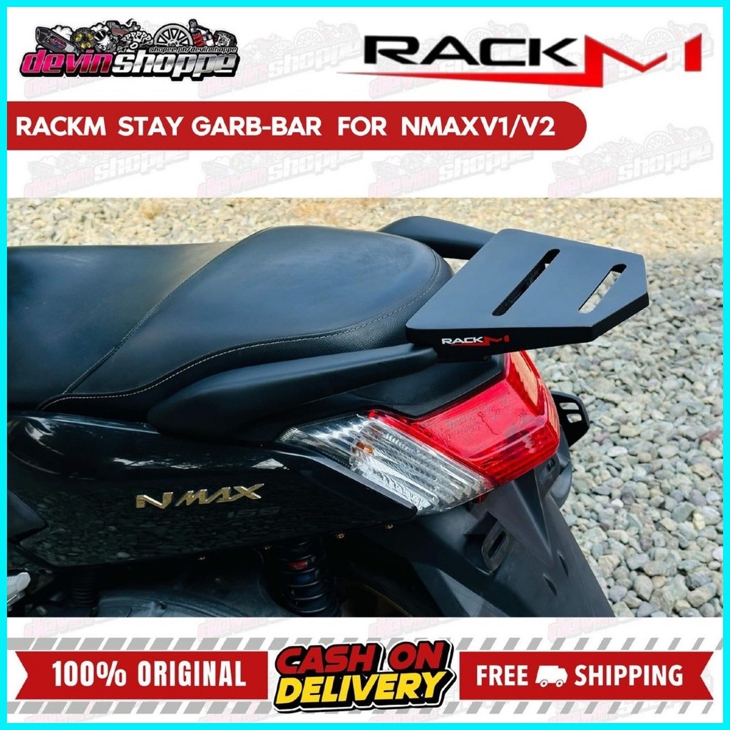 RACKM RACK M STAY GRAB BAR FOR NMAX V1/V2/V3 TURBO | Shopee Philippines