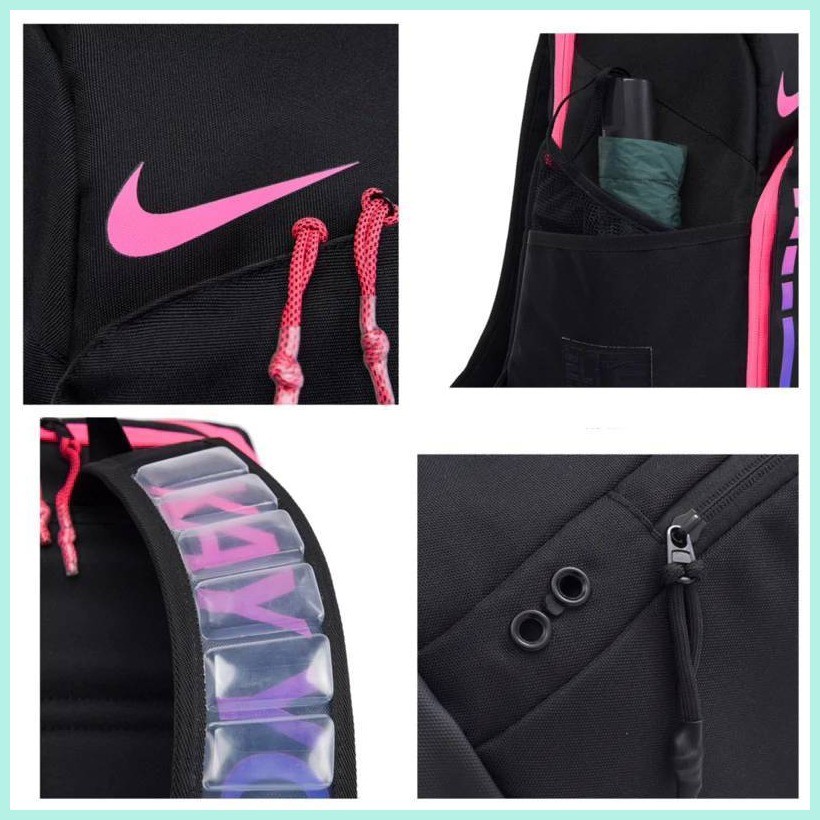 New NIKE ELITE Backpack With Air Cushion Sports Travel Laptop Bag ...