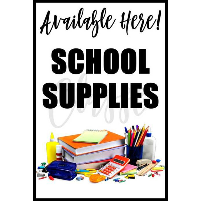 SCHOOL SUPPLIES SIGNAGE LAMINATED WARNING SIGNAGES A4 SIZE 180Gsm PAPER ...