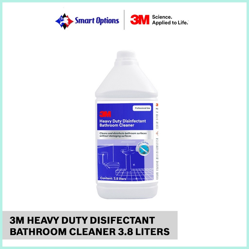 3M HEAVY DUTY DISINFECTANT BATHROOM CLEANER 3.8 LITERS | Shopee Philippines
