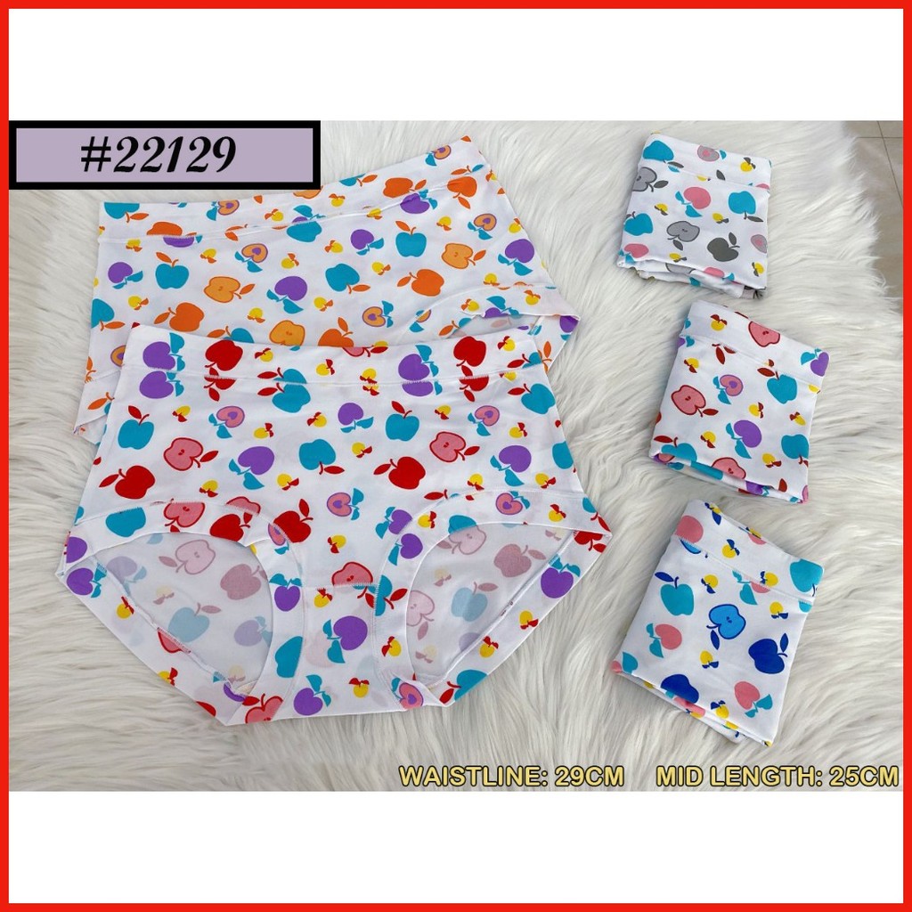 (6pcs/12pcs) Janelim Panty Pure Cotton Mid Highwaist Spandex Women's ...
