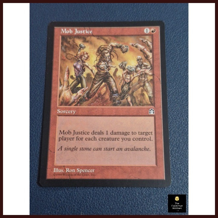 ⇩ Magic the Gathering - MTG Card Game - Mob Justice - STH (NF) [RED ...