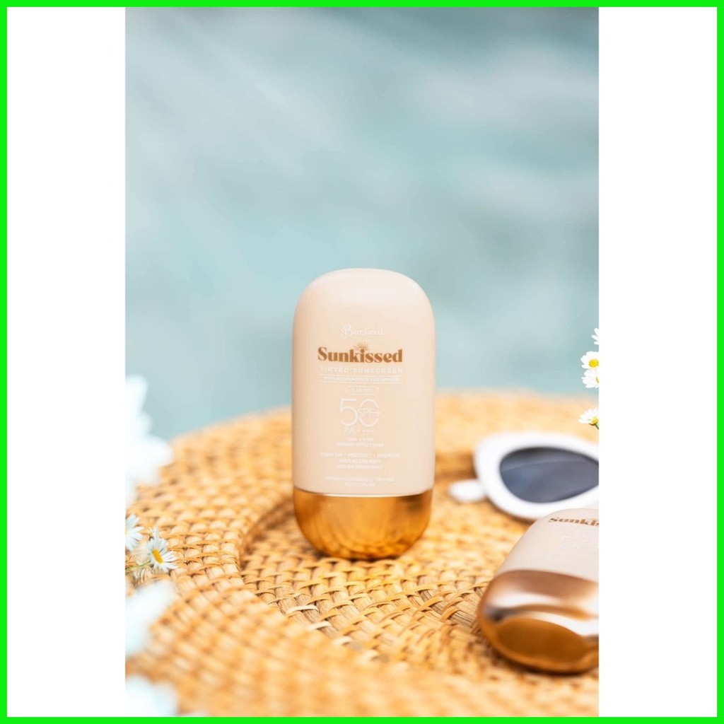 BAREFACED Light Tinted Shade Sunscreen UVA UVB Sun Protect Whitening ...